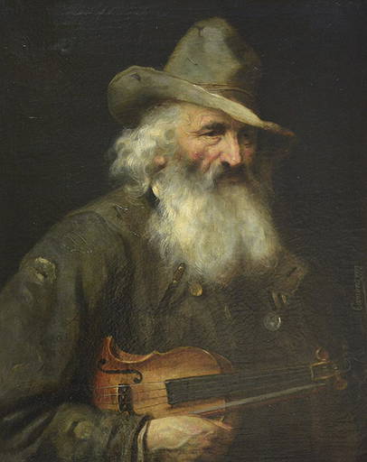 Hans Canon, Eigentl. Straschiripka: Der Alte Geiger.