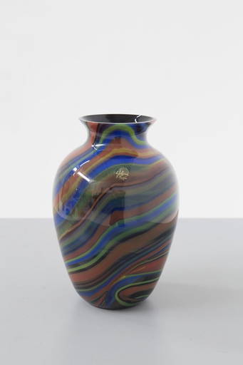 Missoni Murano Glass Vase (la Filigrana) 1960
