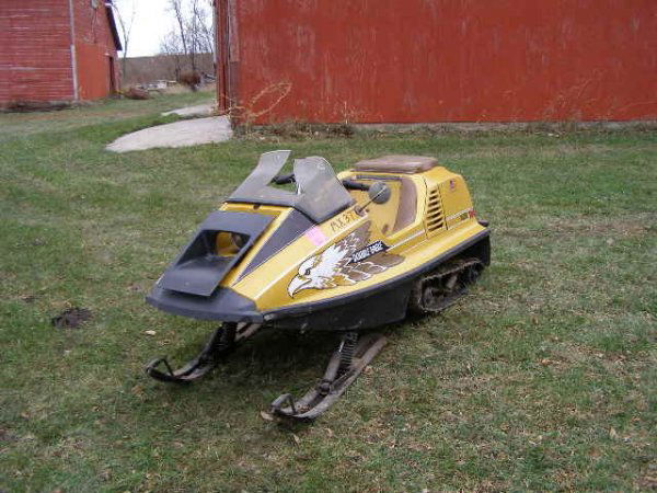 6R:1974 Raider Double Eagle Twin Track Snowmobile