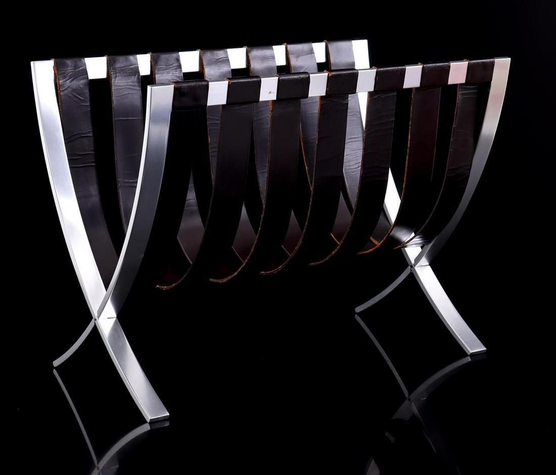 Stainless Steel Magazine Rack