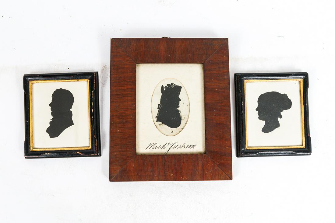 Early Painted Silhouette Of General Michael Jackson (newton ...