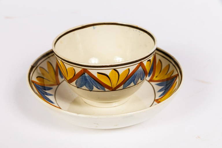 Handless Cup And Saucer.