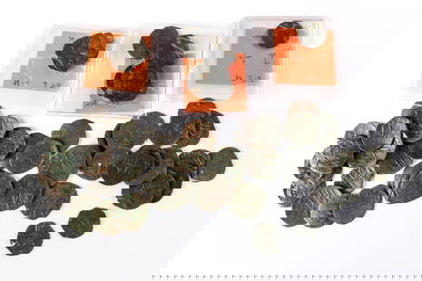 World Coins And Currency: Group Of Medieval Coins. Auction