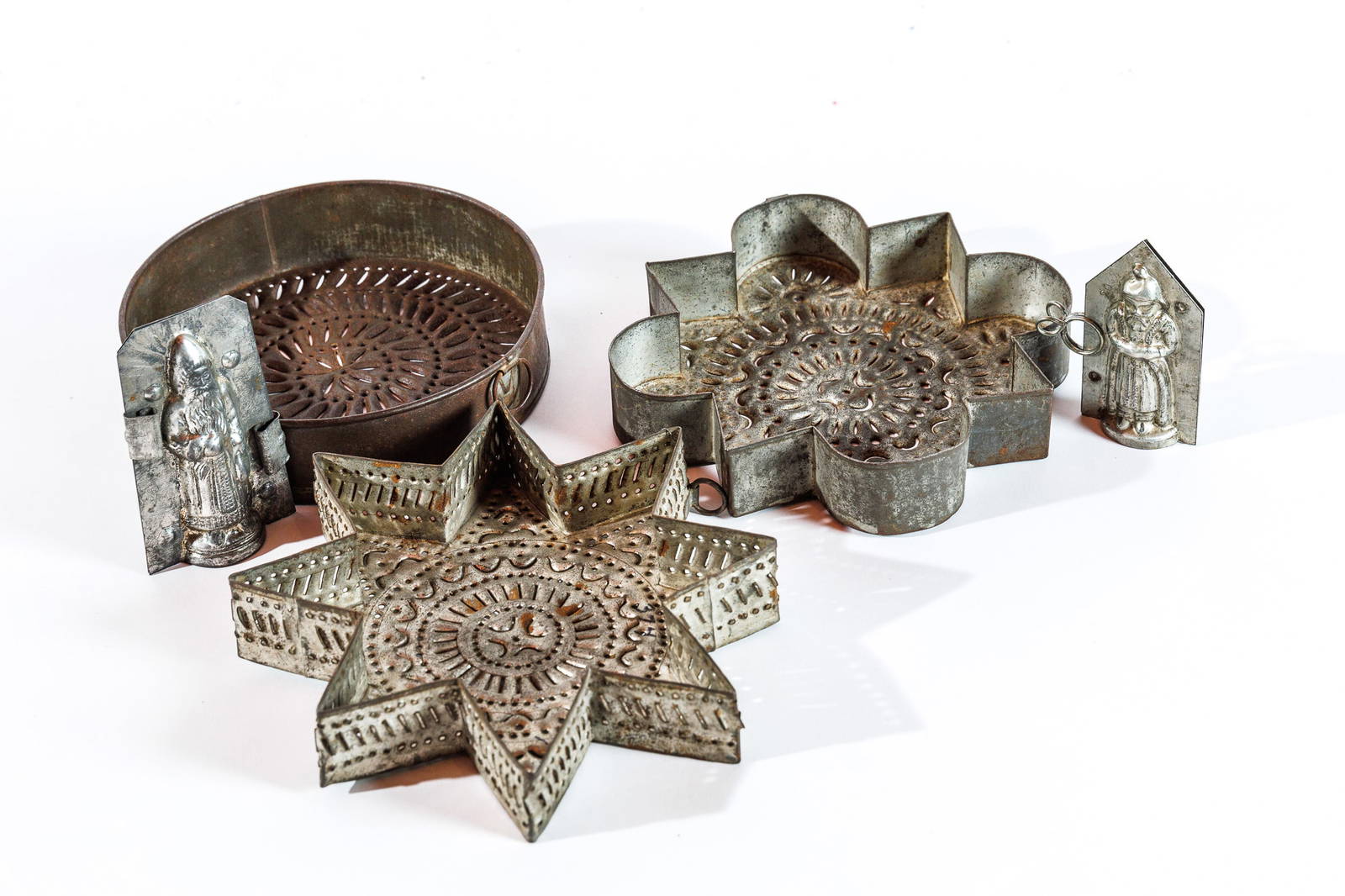 Group Of Tin Molds. Auction