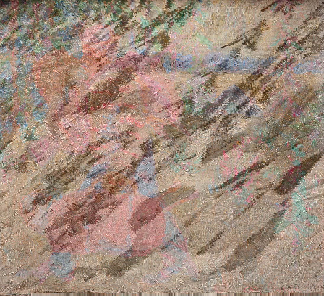 Hunter By Carl Springer (1874-1935). Auction