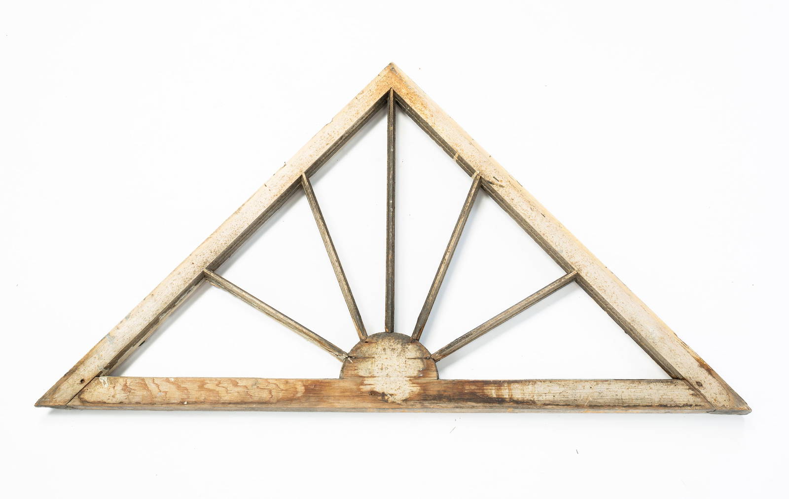 Triangular Gable Window Frame. Auction