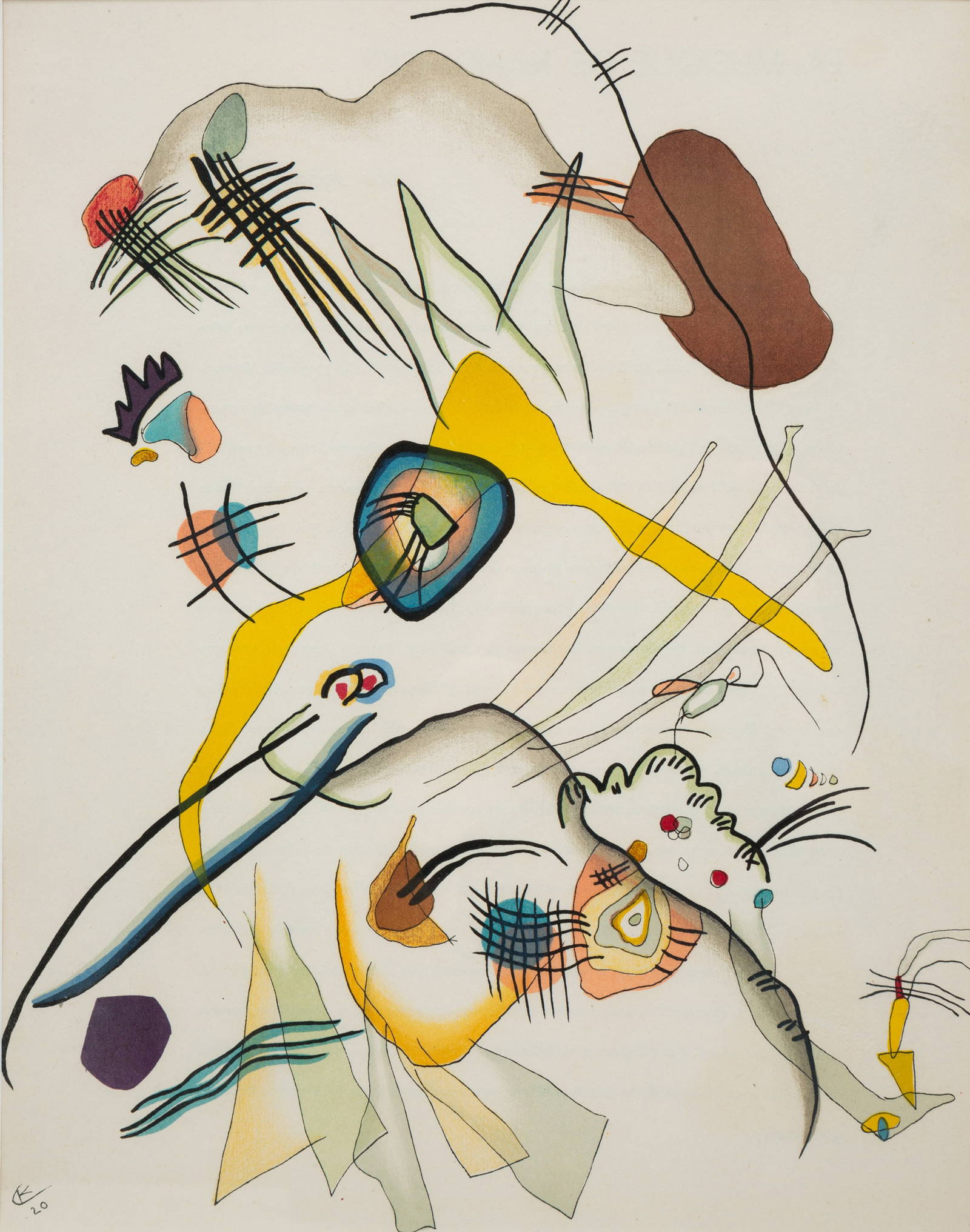 Wassily Kandinsky (1866-1944) Lithograph. Auction