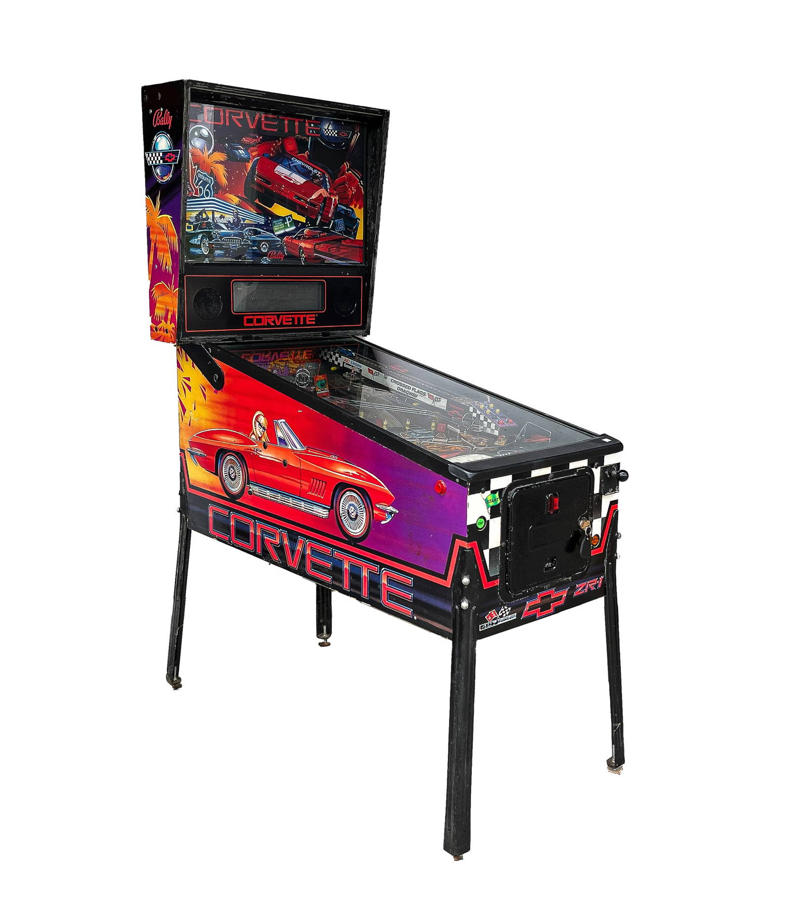 Corvette Pinball Machine. Auction