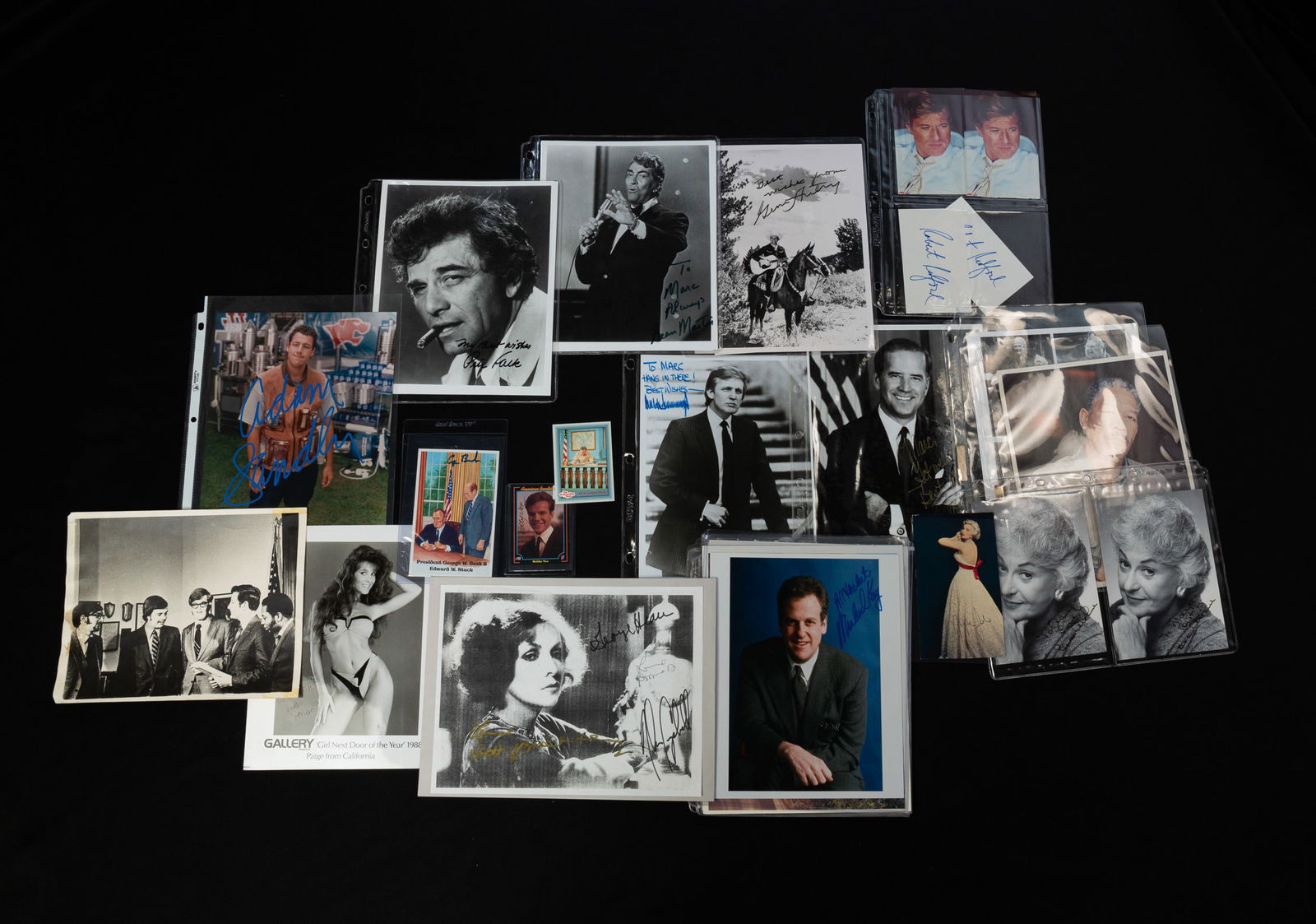 Collection Of Autographs Of Noteable People. Auction