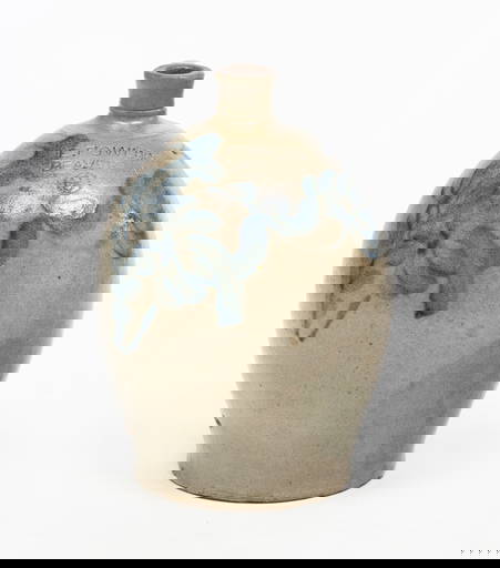 Uncommon E. (enoch) Fowler (beaver, Pa) Ovoid Freehand Decorated Three ...