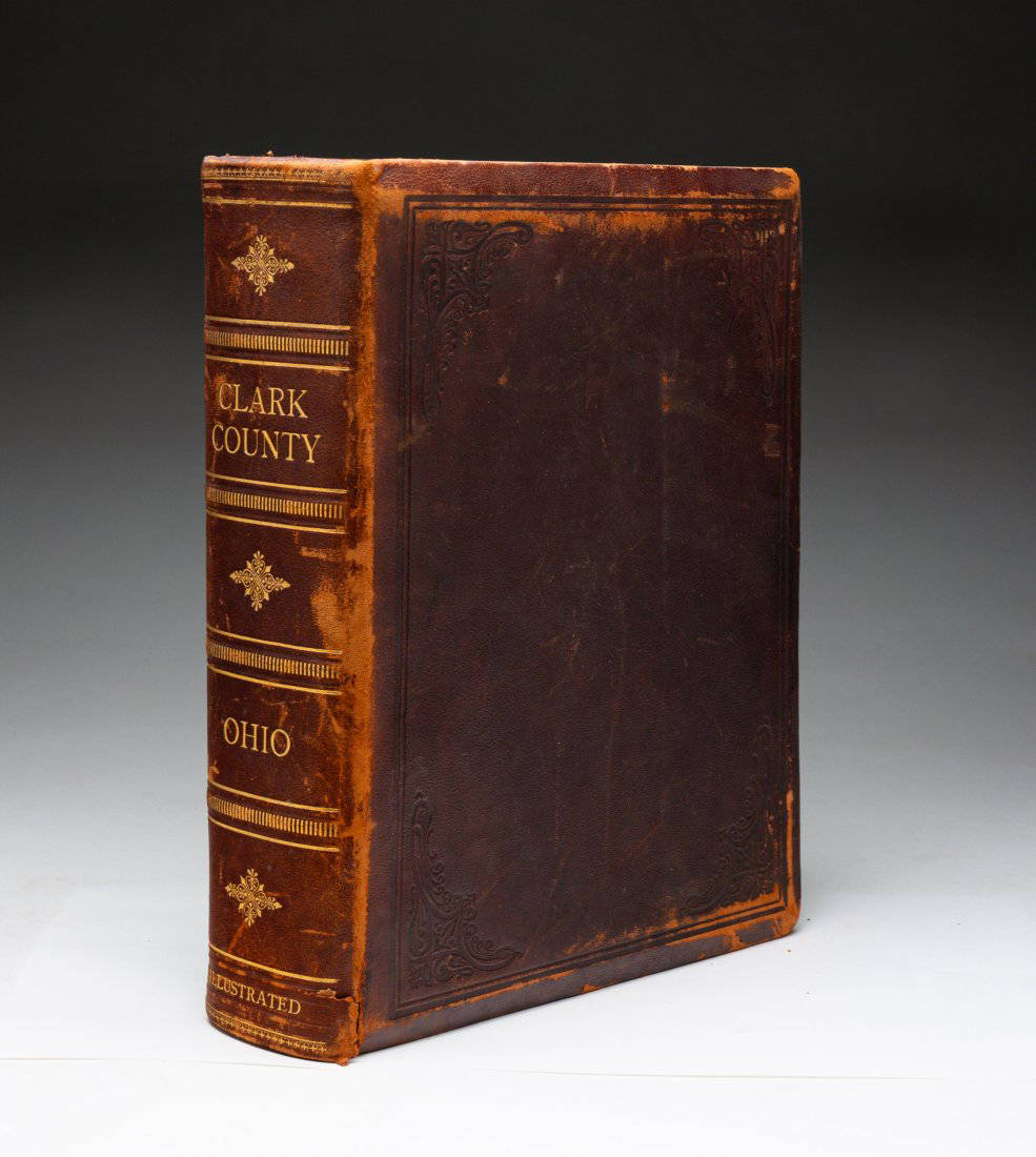 Single Volume Clark County, Ohio History. Auction