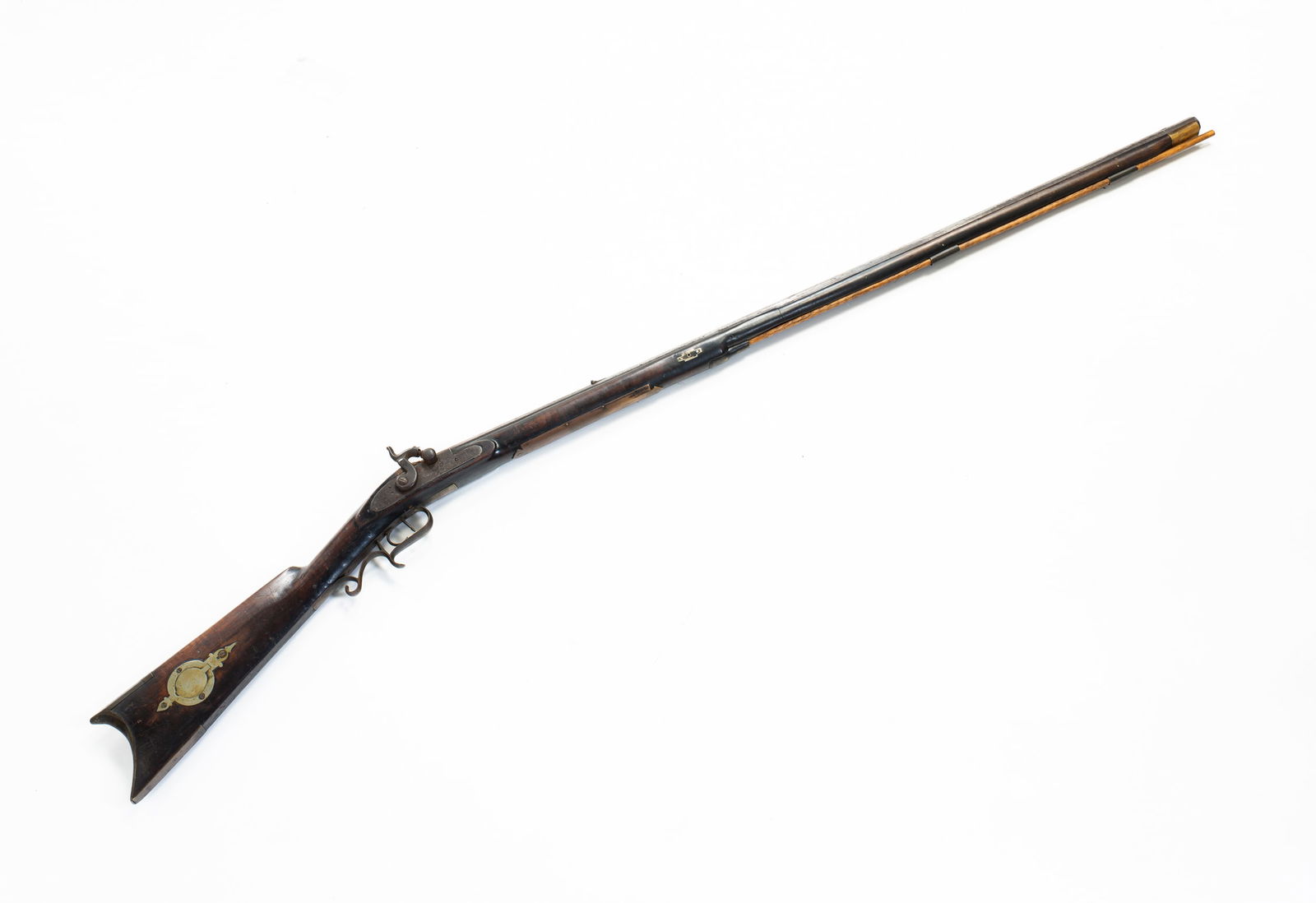Full Stock Rifle Attributed To Joshua Stackhouse. Auction