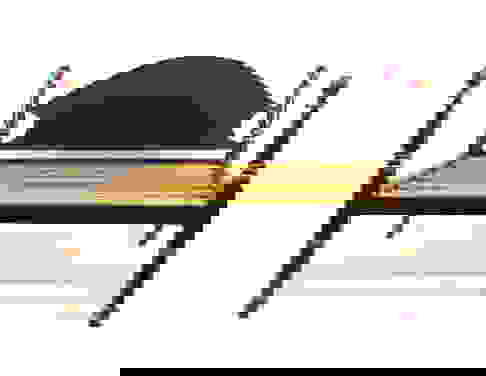 David T. Smith Queen Size Paint Decorated Bed. Auction