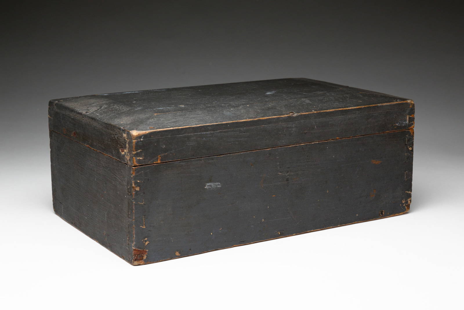 Painted Document Box. Auction