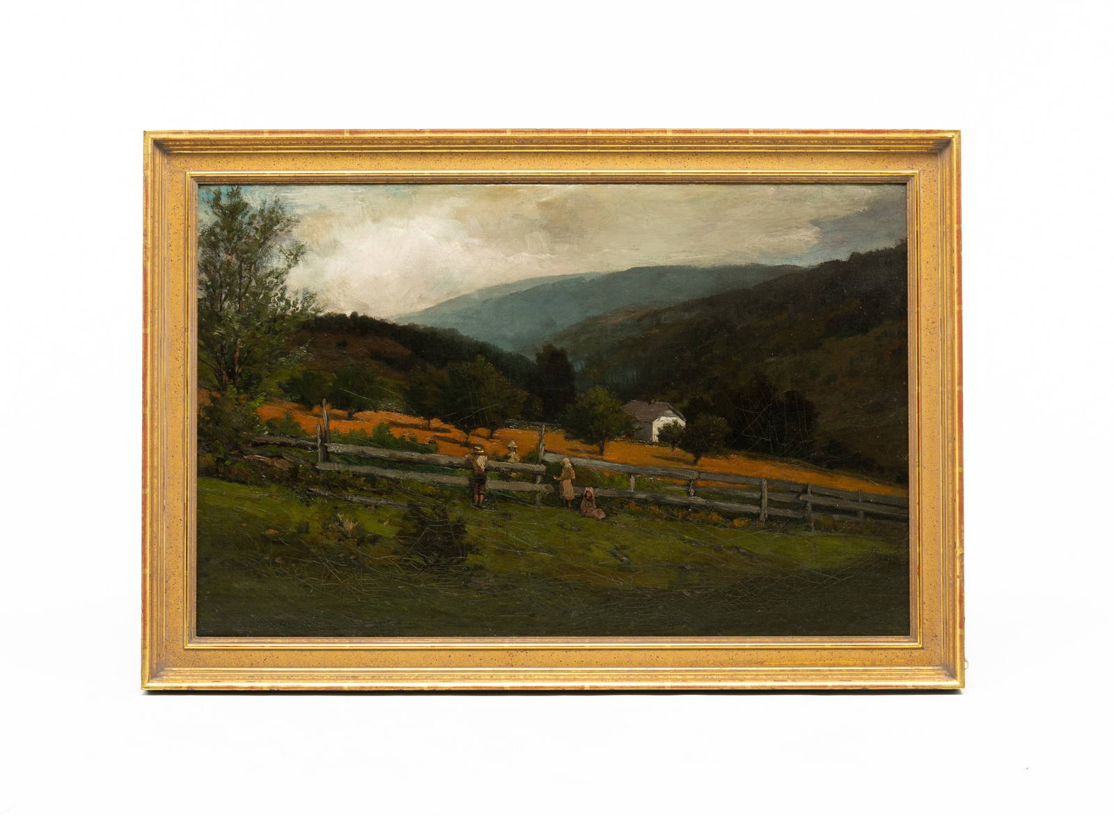 Thomas Corwin (tc) Lindsay (1839-1907) "good Old Times". Auction