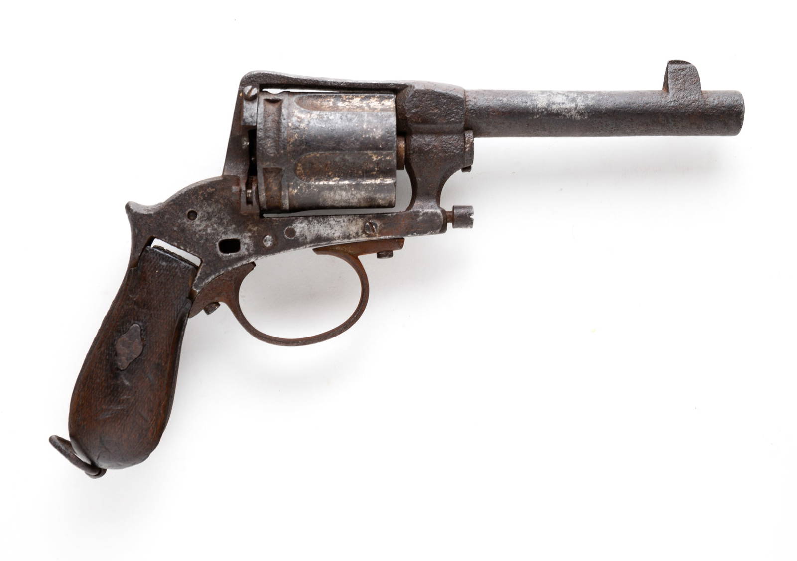 Revolver Marked "mf Patent" With Crown. Auction