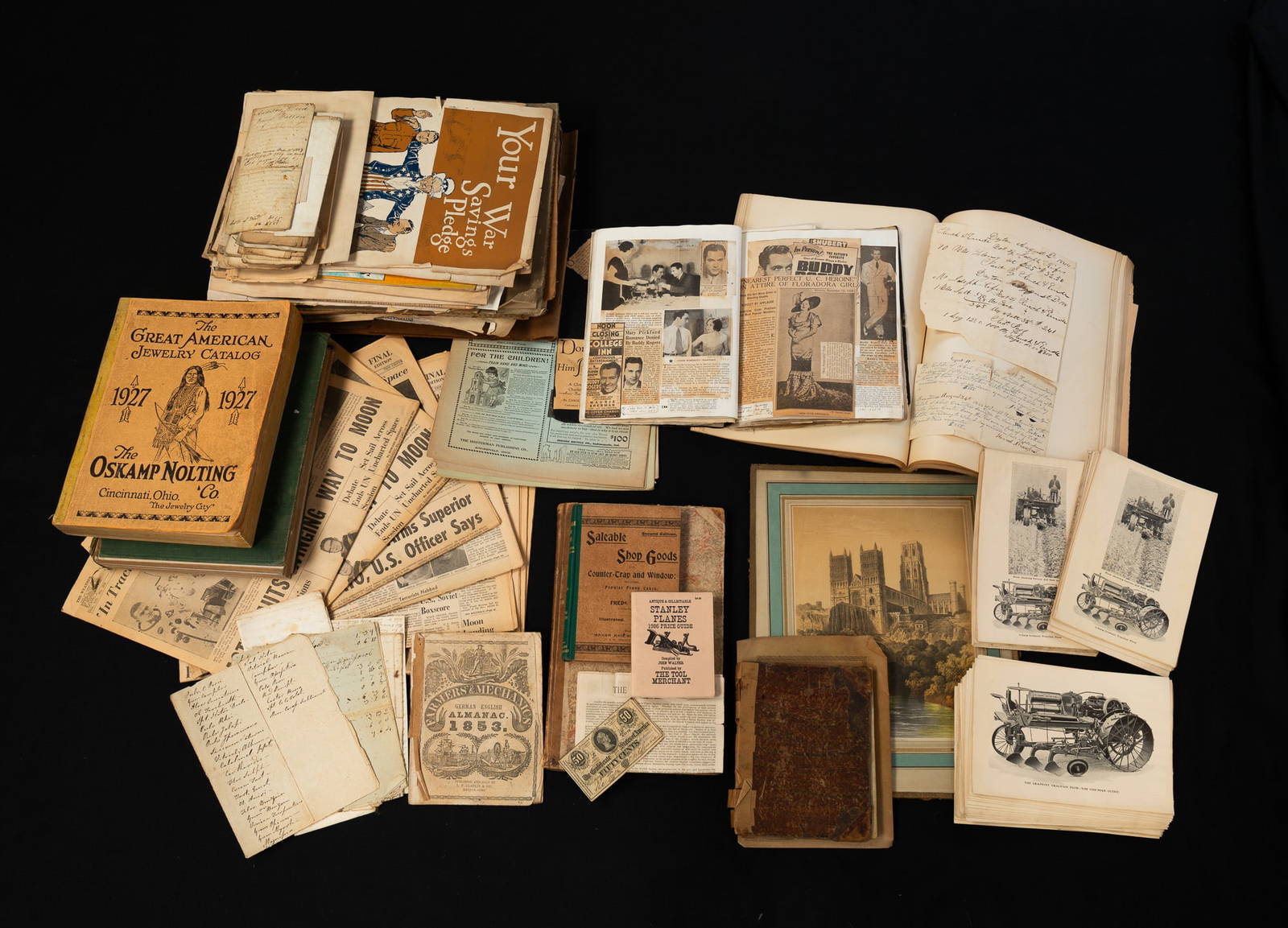 Large Selection Of Ephemera. Auction