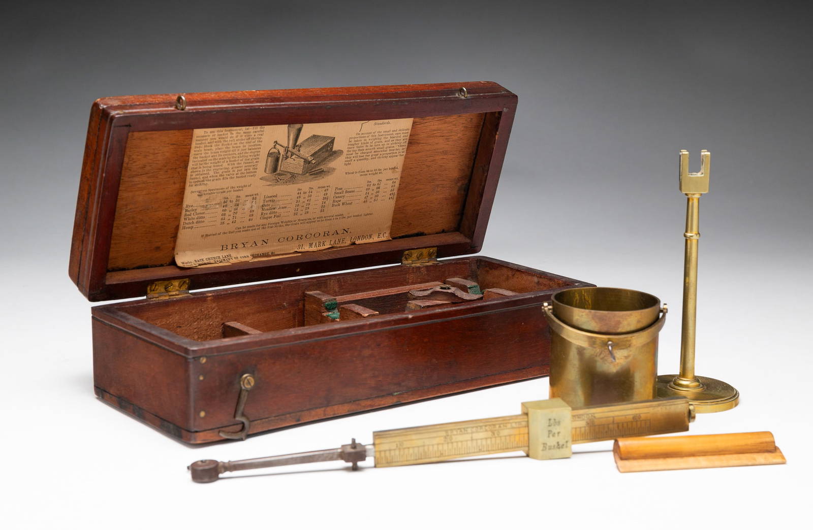 Boxed Corcoran's Chondrometer Or Corn Balance Tool. Auction