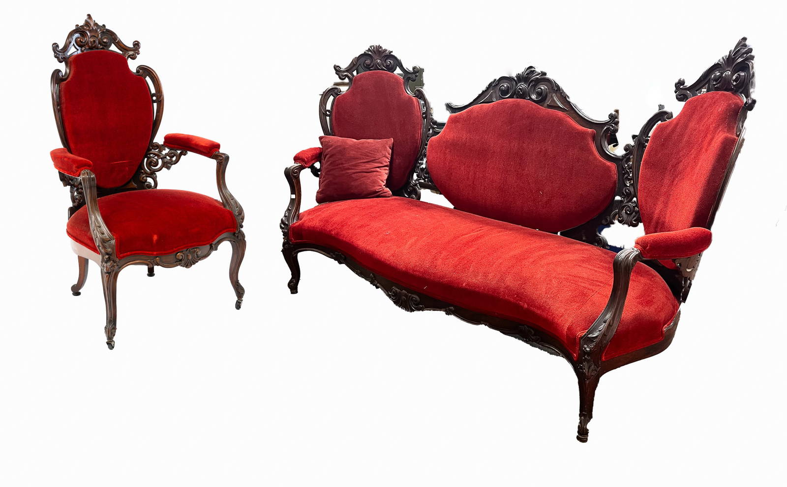 Victorian Parlor Set. Auction