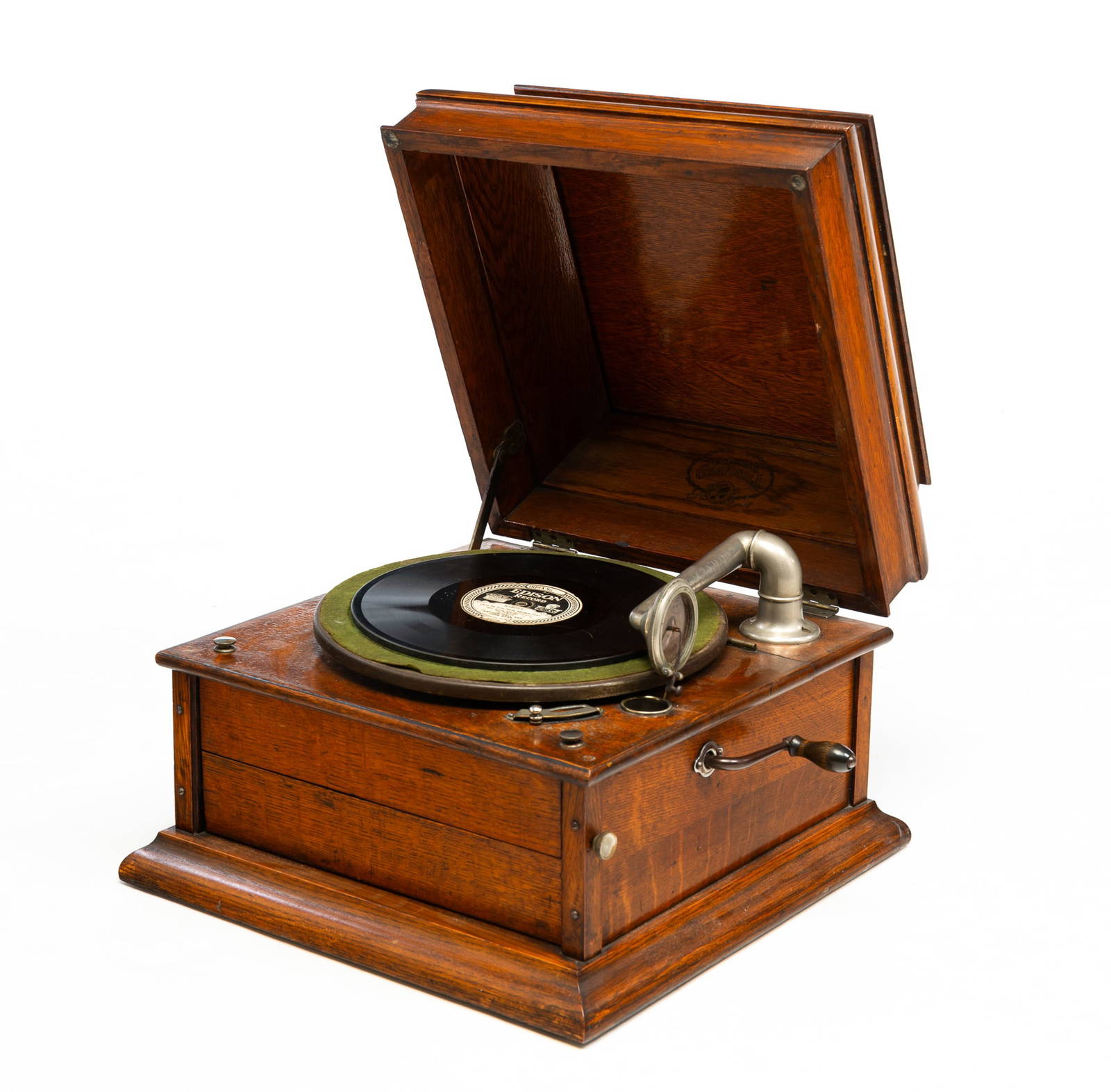Columbia Grafonola Table Top Phonograph. Auction