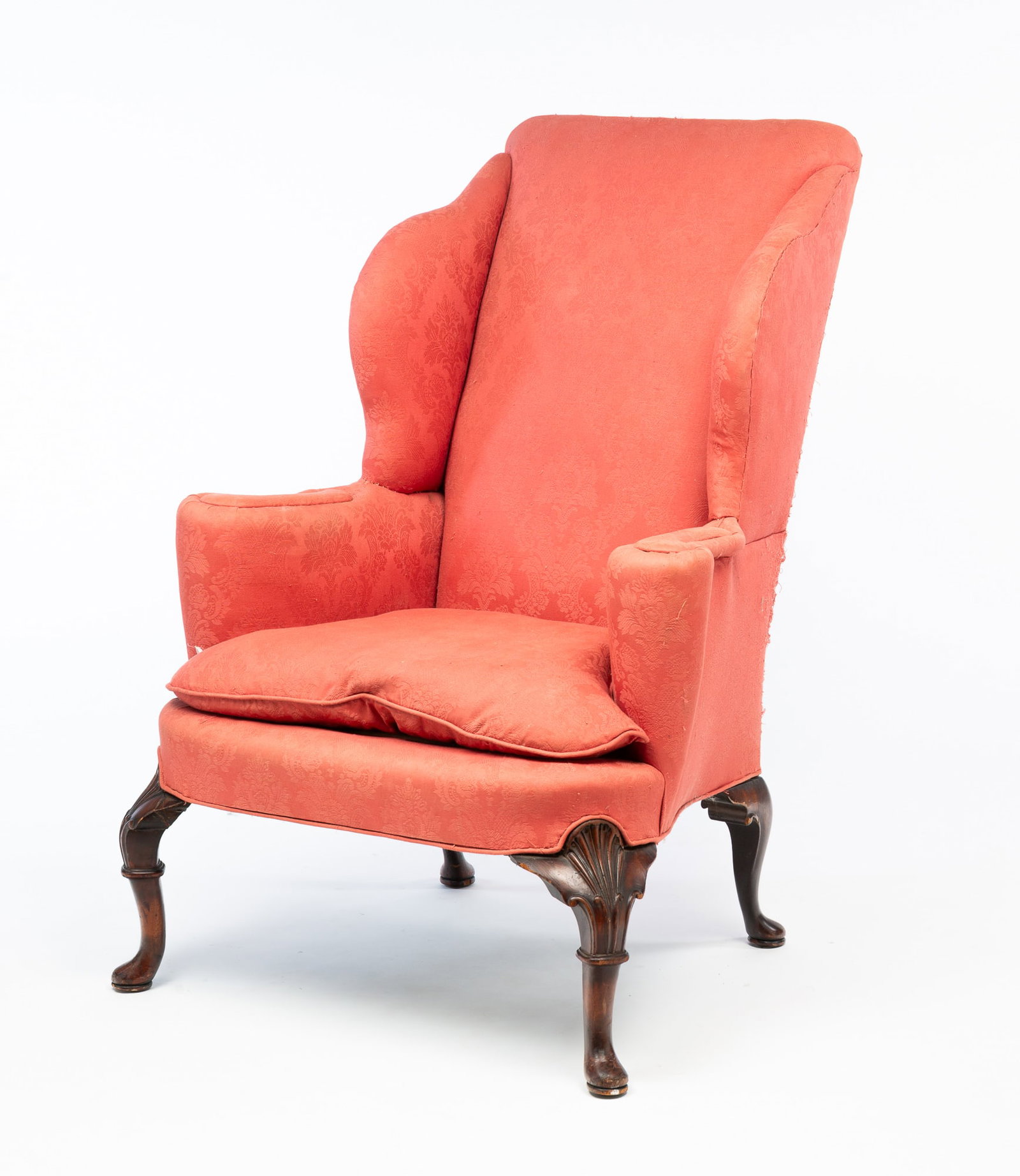 Queen Anne Wingback Chair. - Jun 30, 2025 | Amelia Jeffers, Auctioneers ...