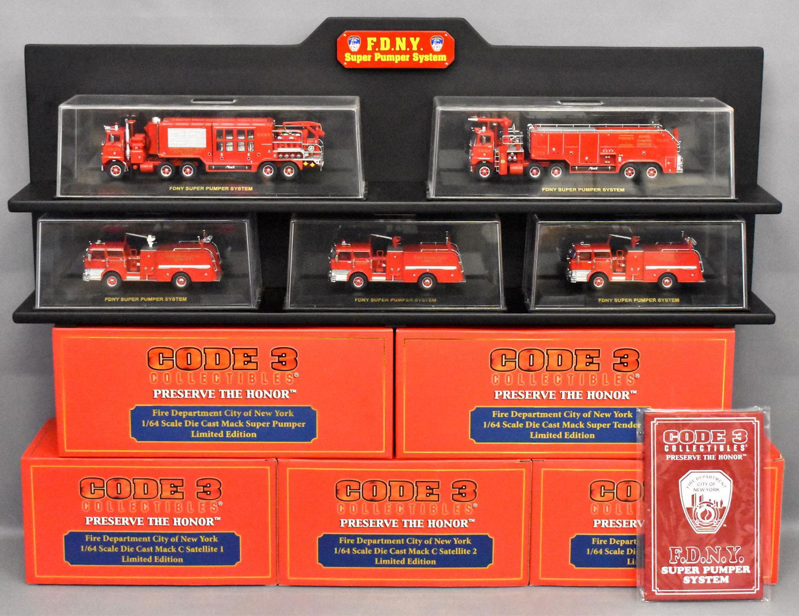 Code 3 Fdny 1/64 Die Cast Super Pumper System W/