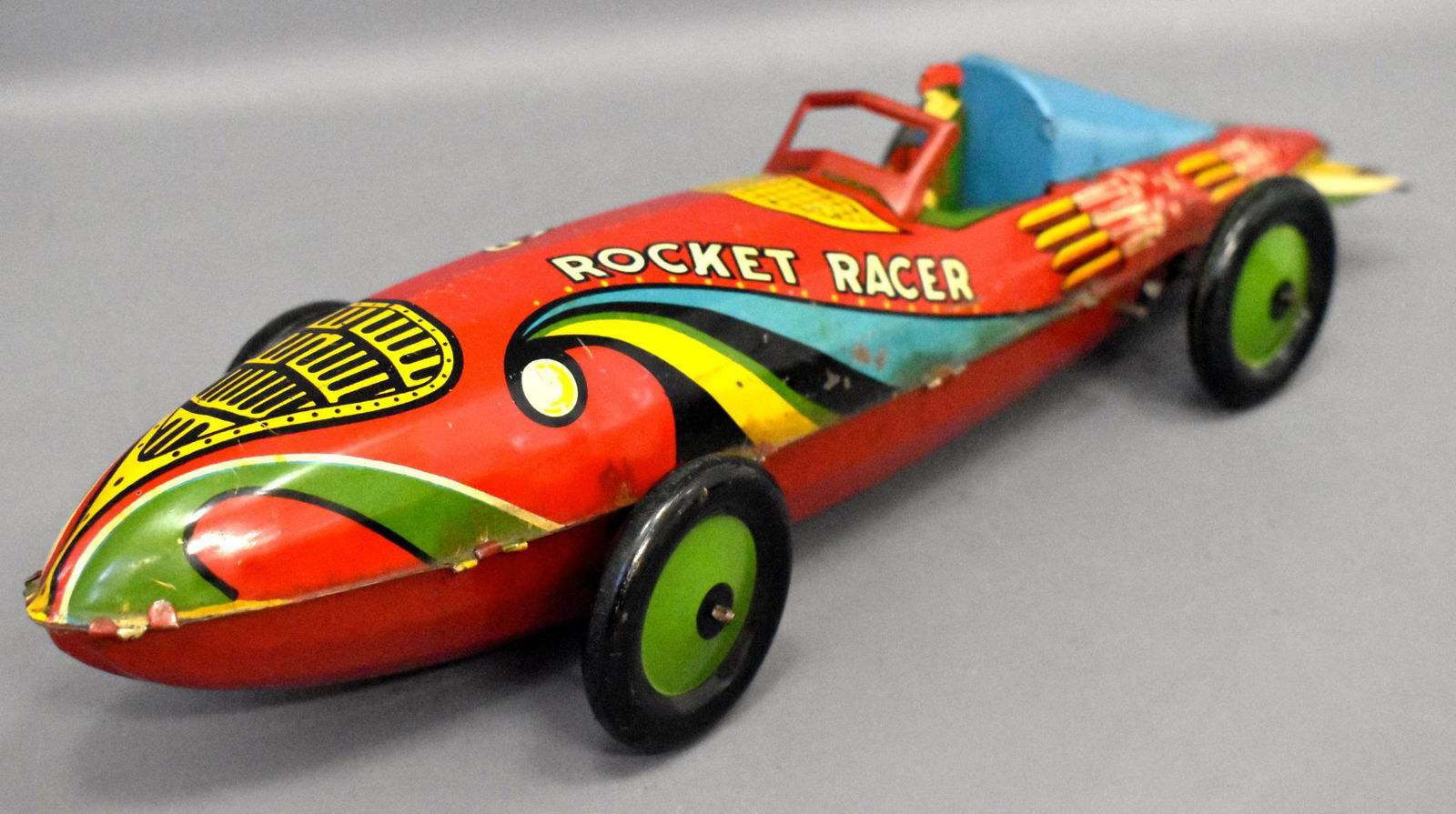 Marx tin lithographed Rocket Racer windup race car - Jan 10, 2020 ...