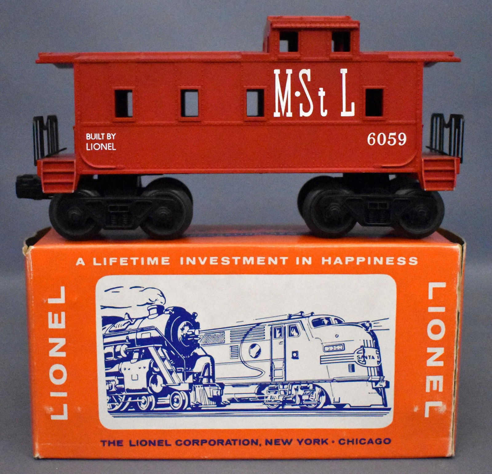 Lionel Postwar O Gray Body 6059 Minneapolis & St. Louis