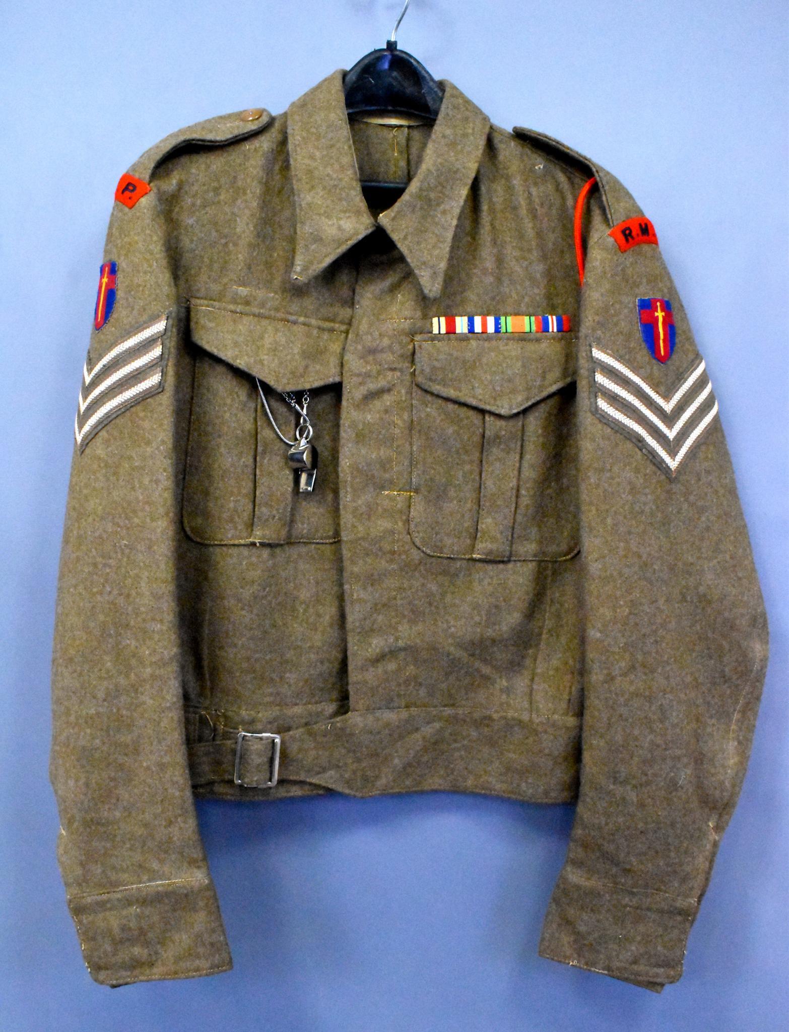WWII British Army Royal Military Police Sgt MP Uniform - Feb 08, 2020 ...