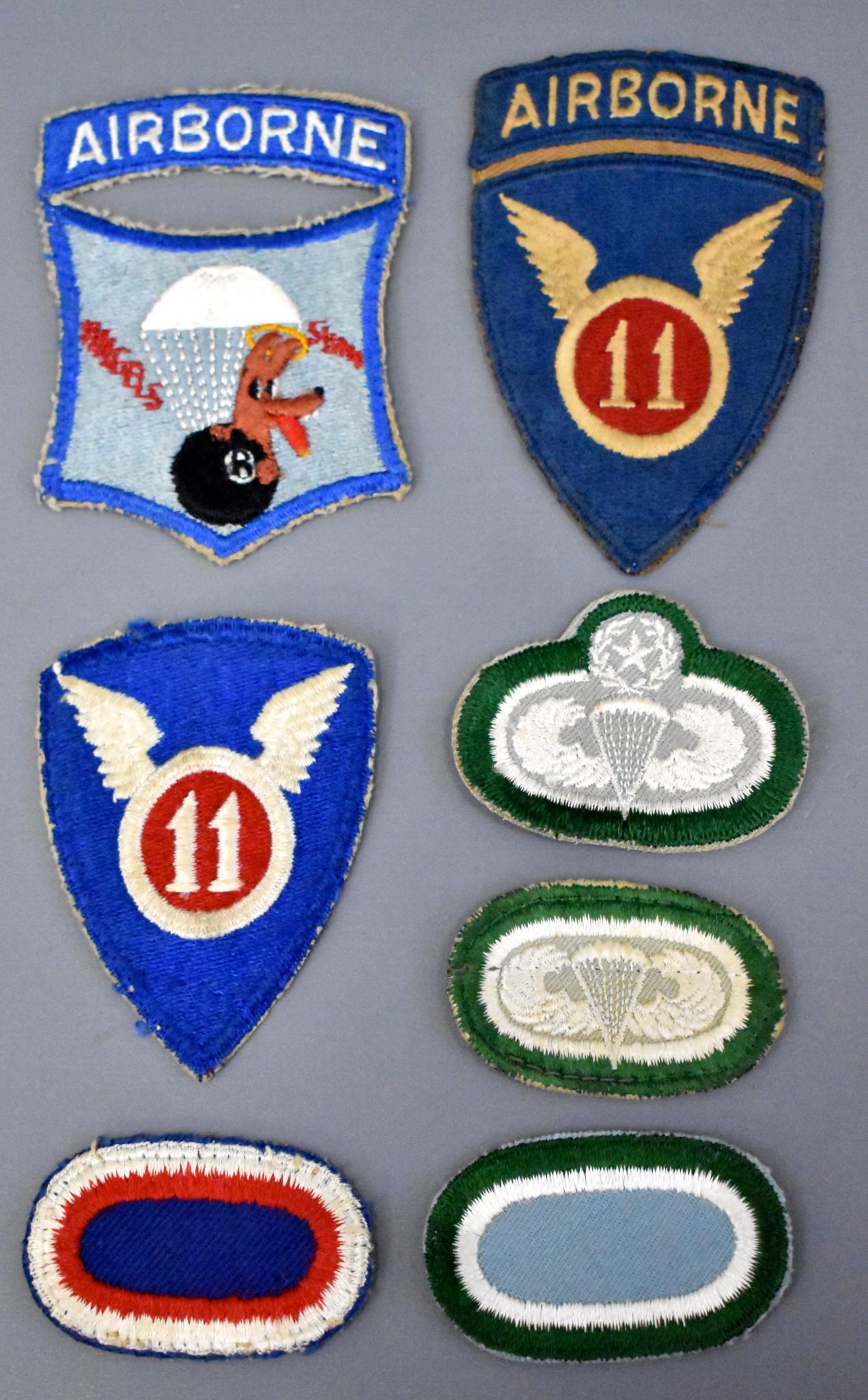 Us Wwii 11th Airborne Division 511th Pir Patches Tabs