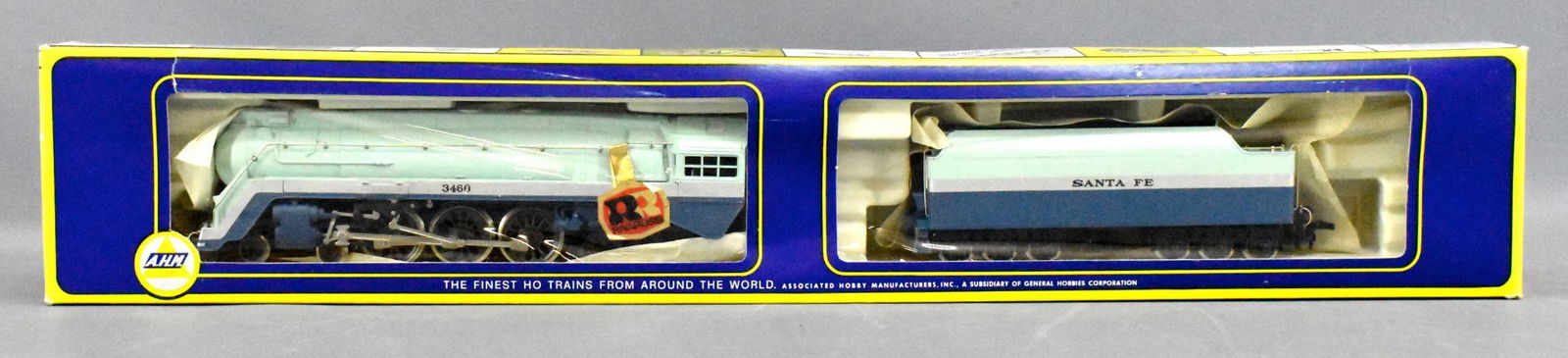Rivarossi Ho Scale Santa Fe Blue Goose 4 6 4 Hudson Mib