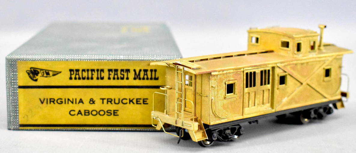 Pfm Gom Ho Scale Brass Virginia & Truckee Caboose In Ob