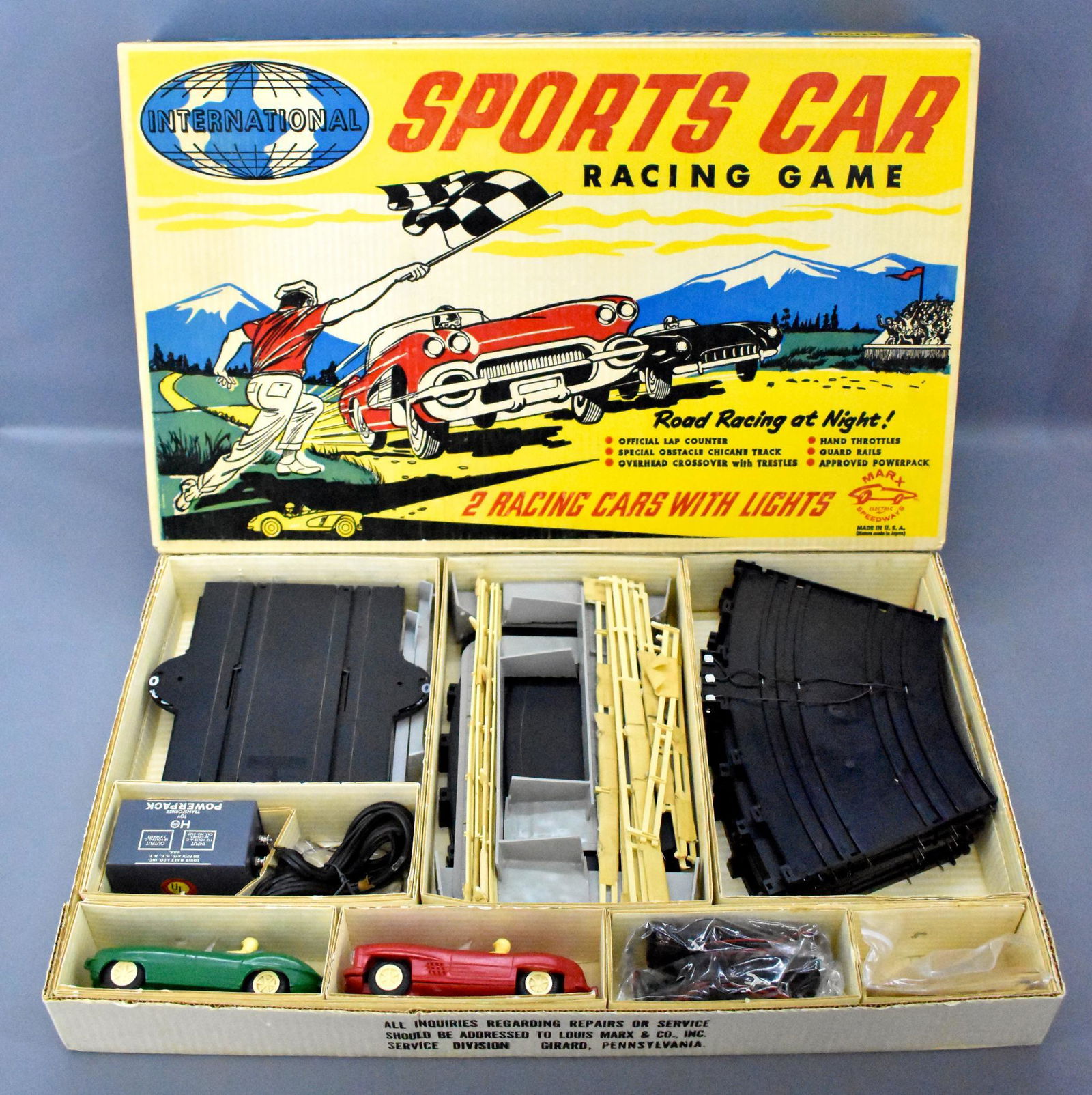 Marx International Sports Car Racing game set in - May 02, 2020 ...