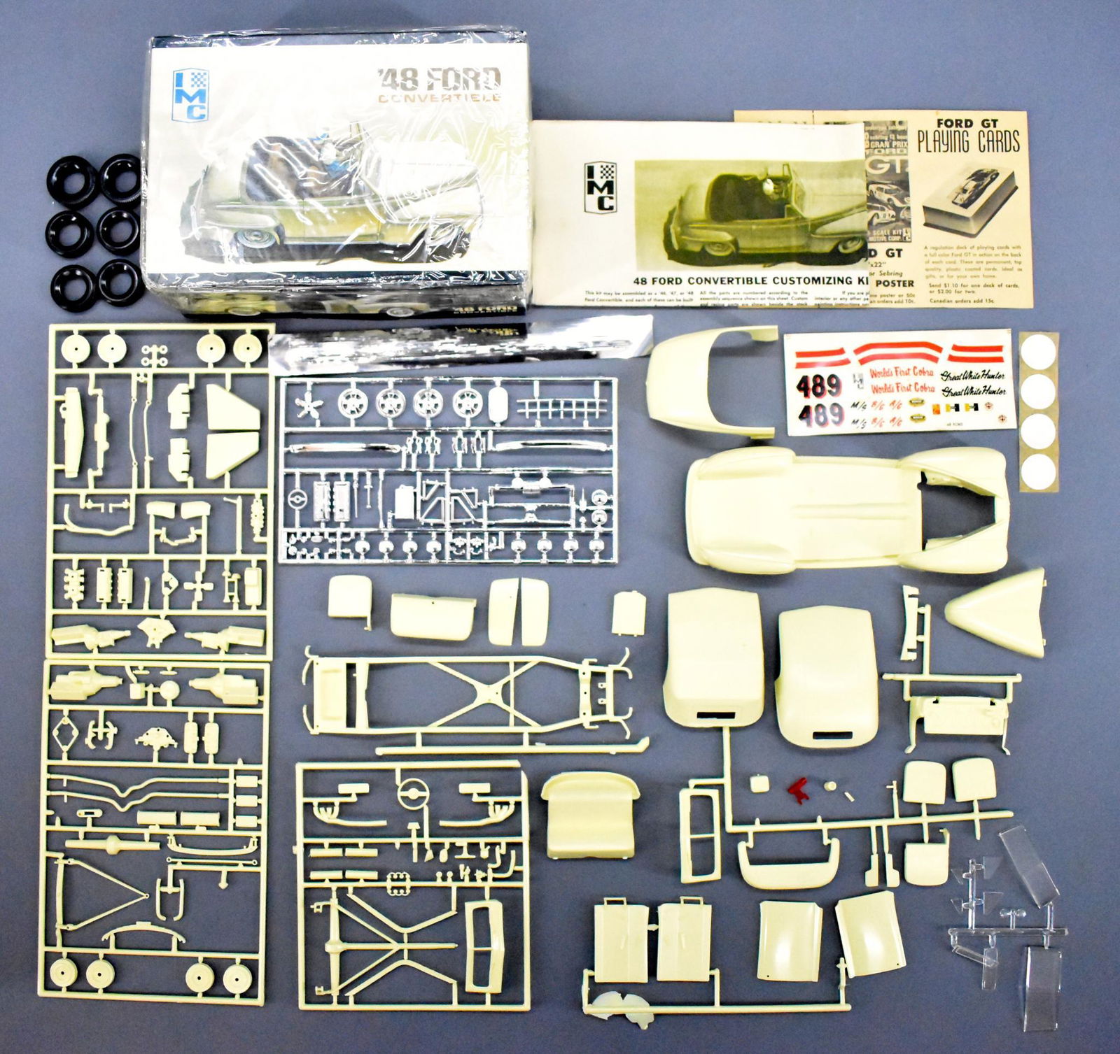 Unbuilt Imc '48 Ford Convertible 1/25 Scale Model Kit