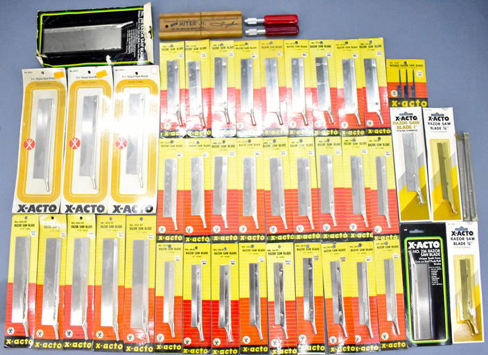 Huge Dealer Group Of 40 X Acto Xacto Exacto Cutting Saw