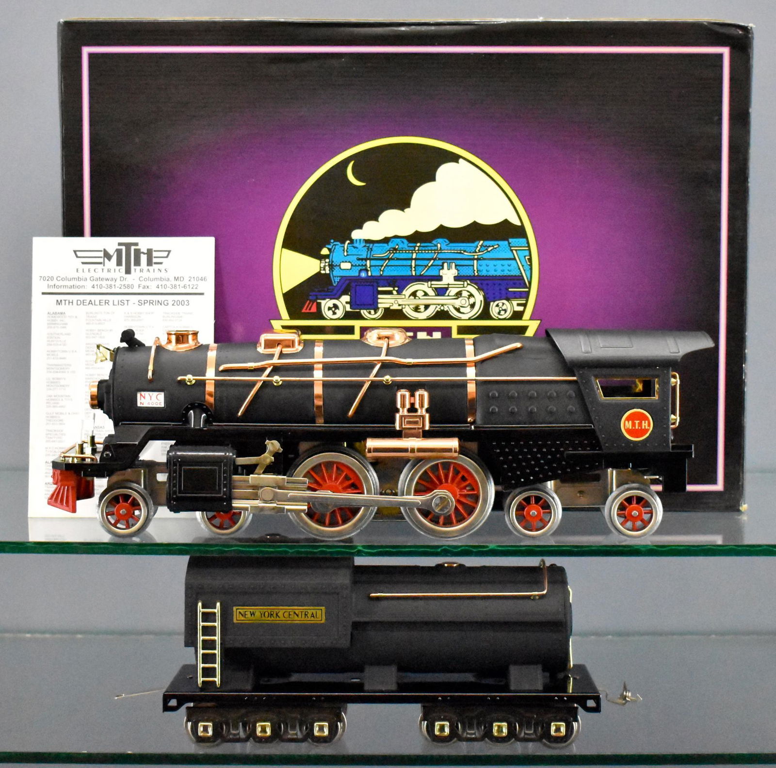 For Auction: MTH Tinplate traditions Lionel 400E black crackle in ...