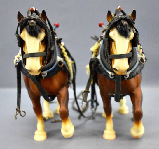 Breyer Draft Horse Team With Tack