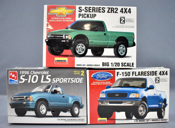 Three factory sealed 1/25 and 1/20 scale pickup truck - Sep 18, 2020 ...