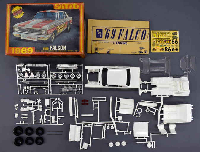 Unbuilt Amt 1969 Ford Falcon 1/25 Scale Model Kit In