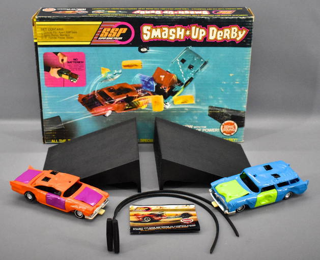 Fantastic Unused 1972 Kenner Ssp Smash Up Derby In