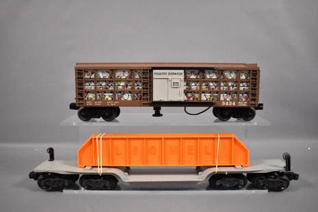 Lionel Postwar O Gauge 6418 Double Girder Depressed Flat Car