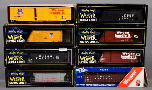 Four Mixed Maker O Gauge Freight Train Cars In Original Boxes