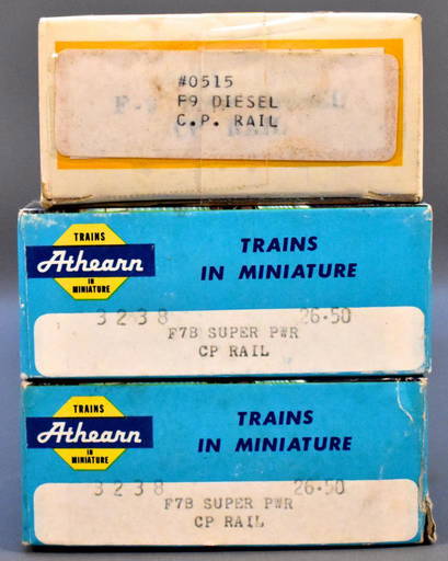 Bachman And Athearn Ho Scale Cp Rail F7 Abb Powered