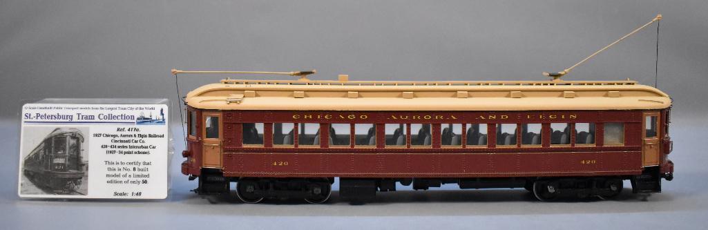 St Petersburg Tram Collection 1927 Chicago Aurora