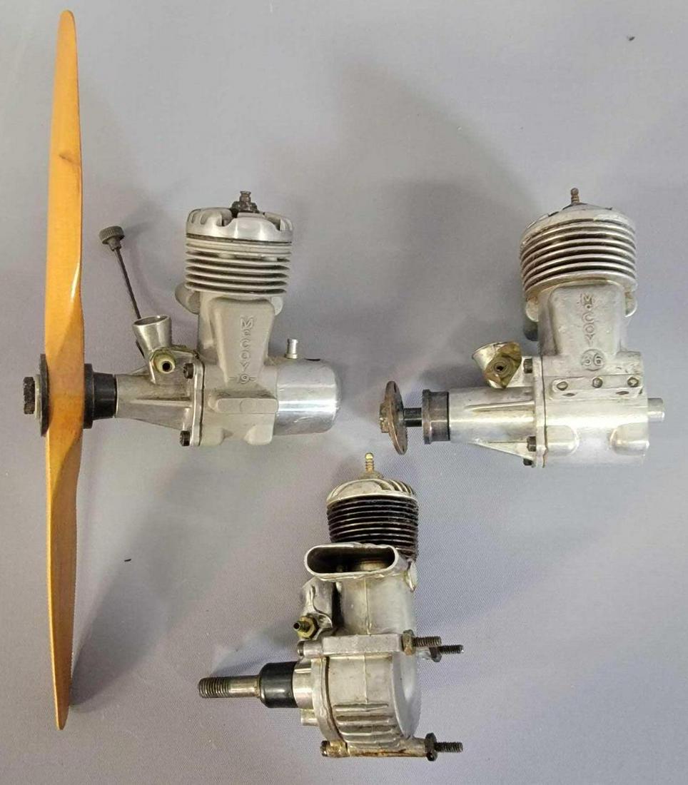 Group of mixed model airplane gas engines .019 to .35 (#0068) on Jul 24 ...