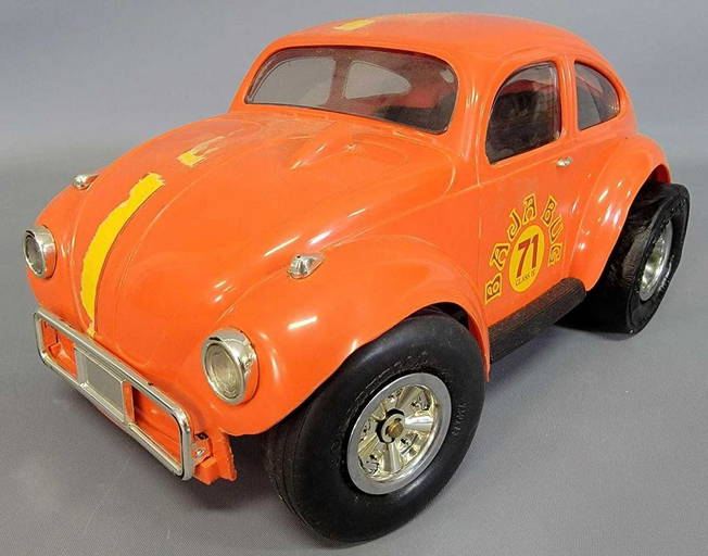 Vintage Cox Baja Bug Gas Powered Car Minus Engine