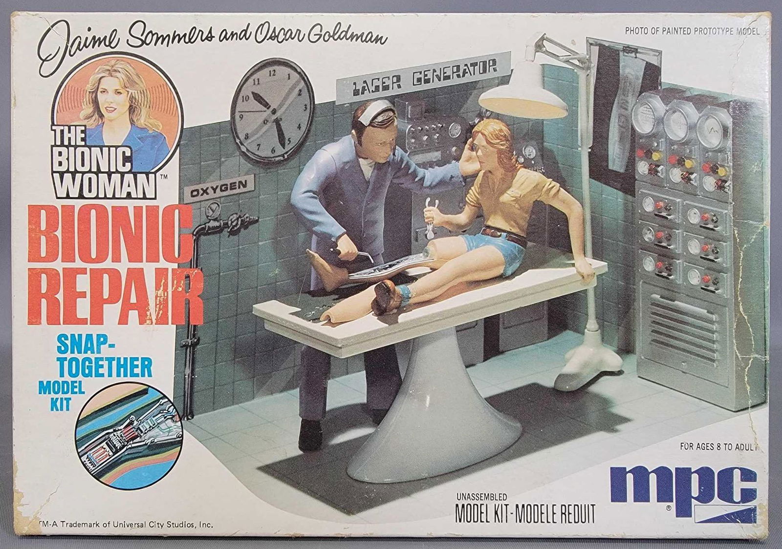 Mpc The Bionic Woman Bionic Repair Snap Together Scale