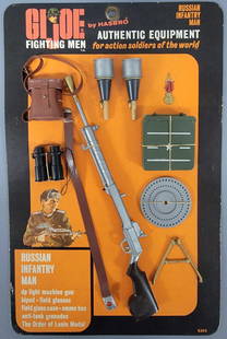 Hasbro Vintage "gi Joe Russian Infantry Man" Ca 1966: