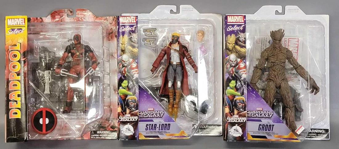 Marvel Select Groot Star Lord and Deadpool figures MIP - Aug 28, 2021 ...