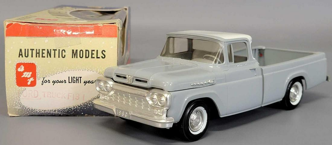 1960 Amt Grey / White Ford Custom Cab Pickup Truck